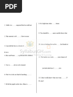 BECE 2020 English Language Past Questions | PDF