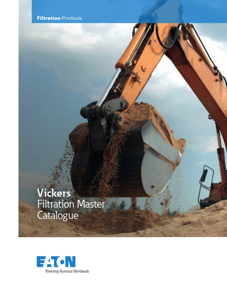 Eaton VICKERS Filtration Master Catalog | PDF