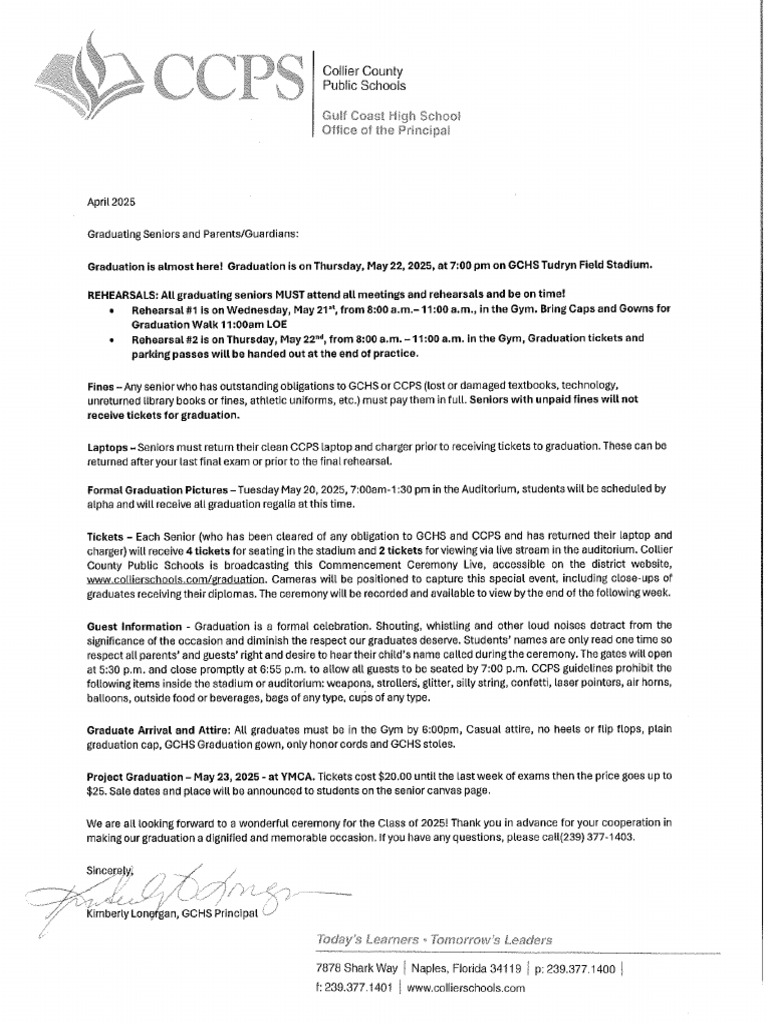 Graduation Letter 1 | PDF