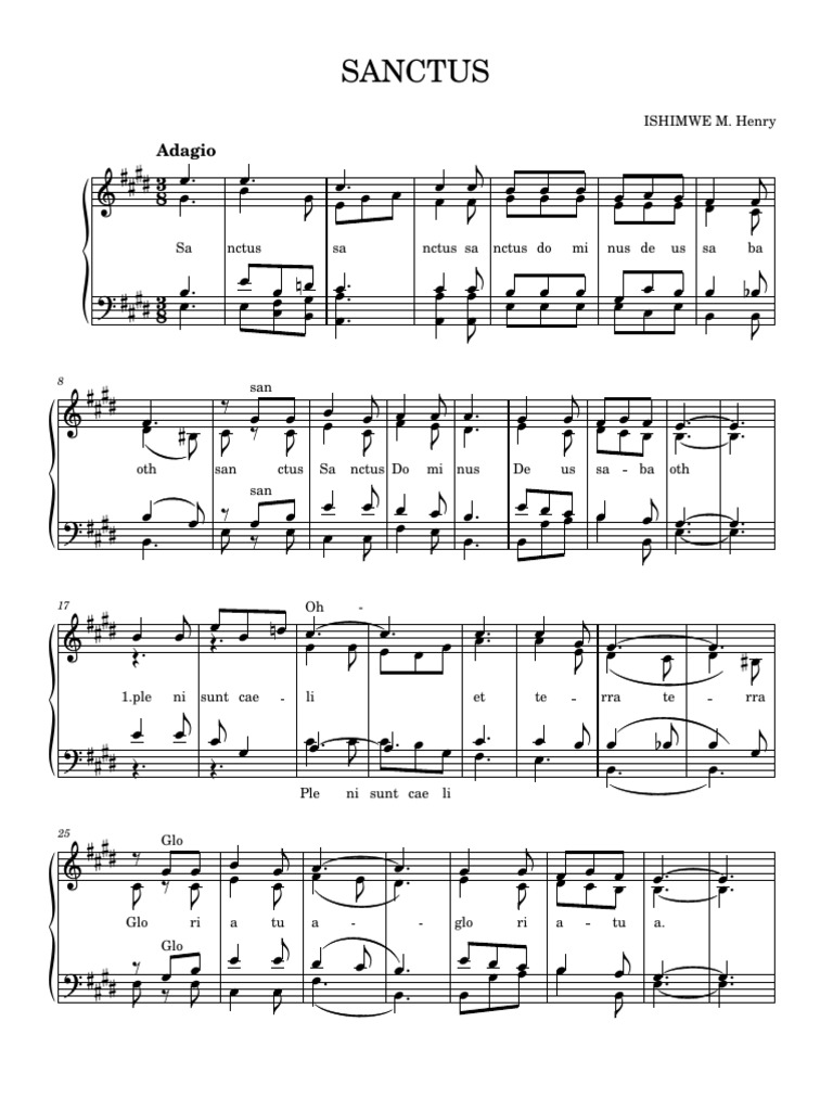 Sanctus | PDF