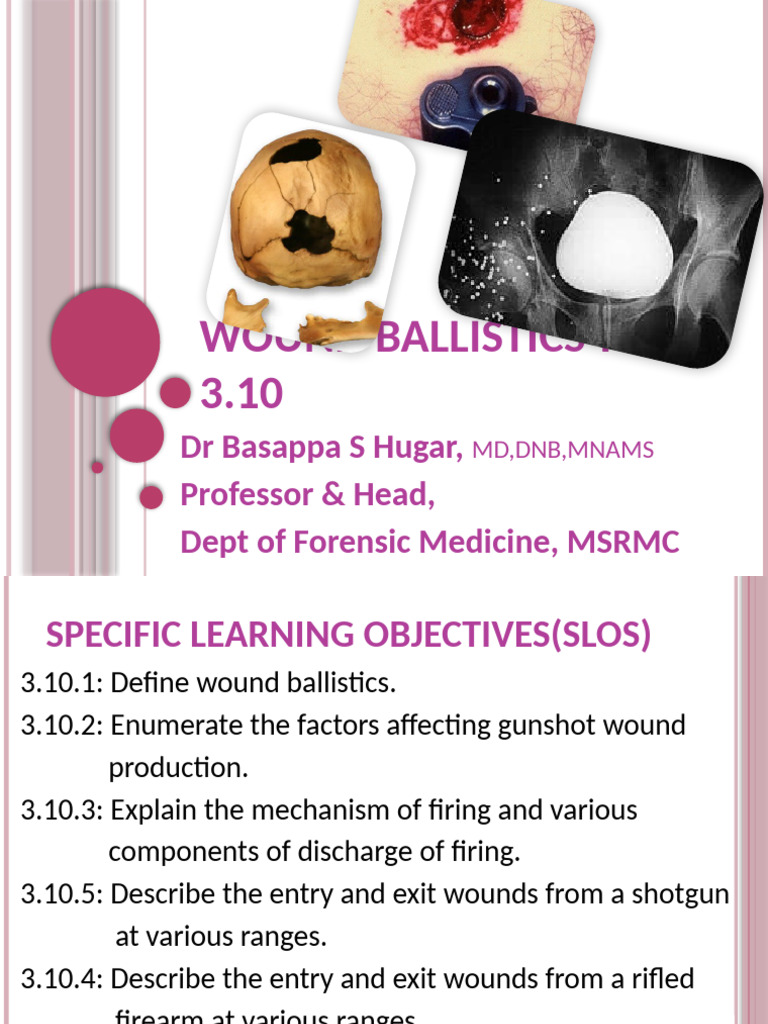 Wound Ballistics - Revised | PDF | Cartridge (Firearms) | Gun Barrel
