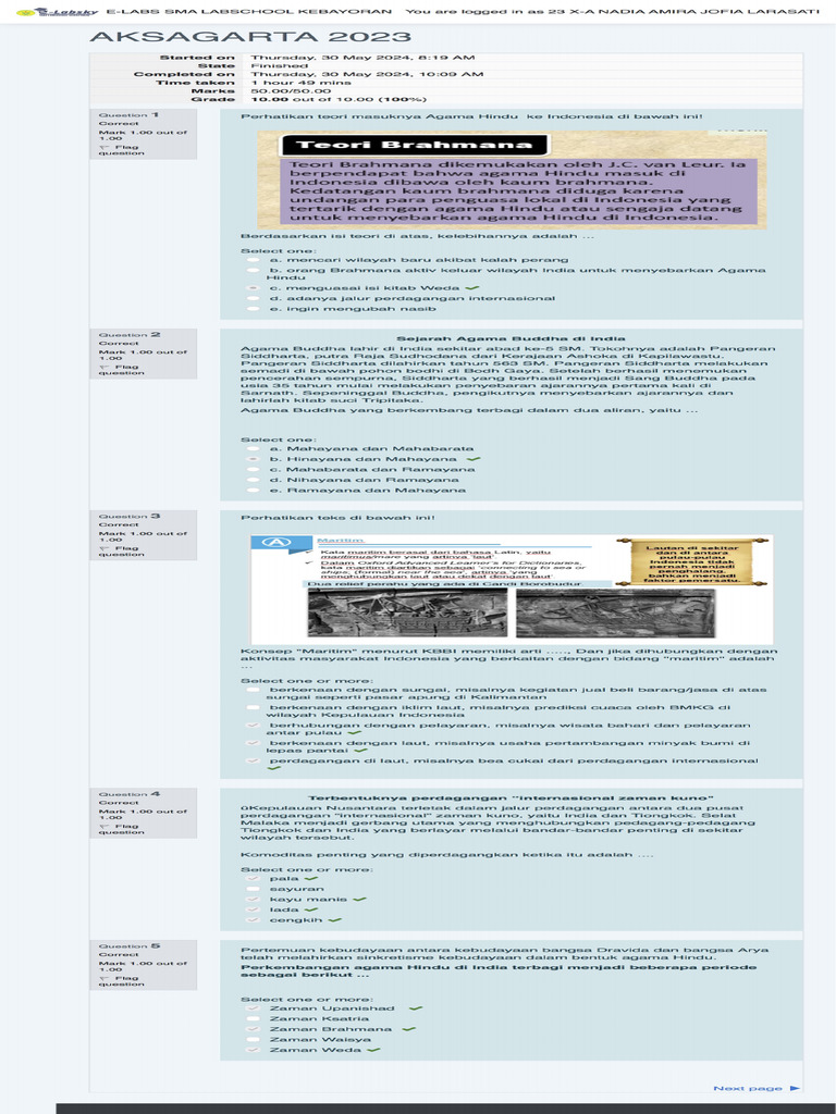 LATSOL AAT - 2024 Attempt Review (Page 1 of 10) .Jpeg | PDF