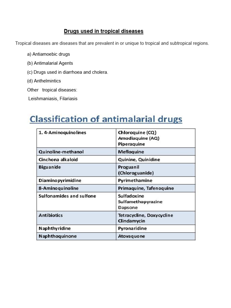 Tropical Diseases | PDF