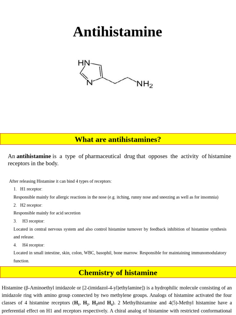 Antihistamine Drug SAE | PDF | Drugs