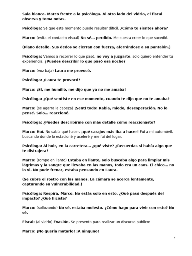 GUIÓN TEATRAL Grupal | PDF