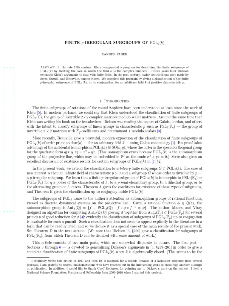Simple Groups of Finite Morley Rank | PDF | Group (Mathematics) | Field ...