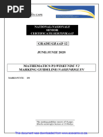 GP Maths Literacy Grade 12 June 2025 P1 and Memo | PDF