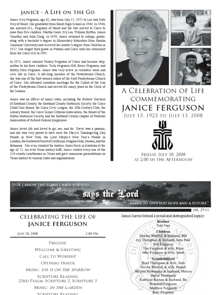 Janice Bulletin | PDF