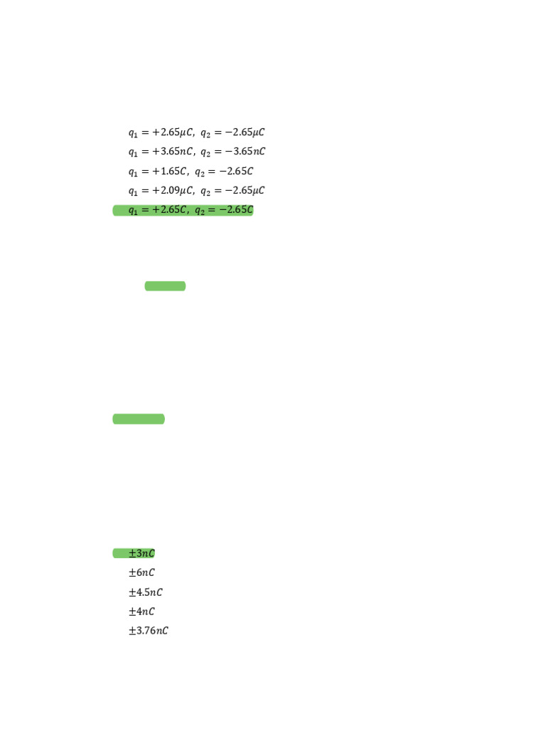 Phy 102 Tutorial Questions PDF - 230601 - 115744 | PDF | Electric Charge | Electric Current