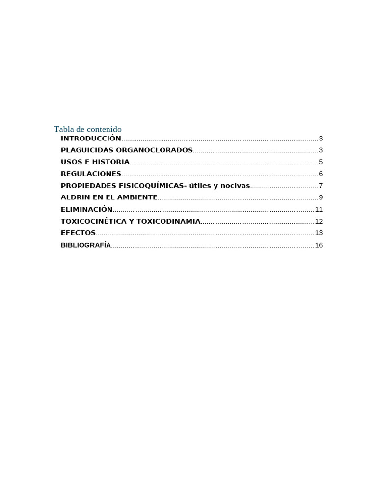 Ficha Técnica del Insecticida Aldrin | PDF | Insecticida | Pesticida