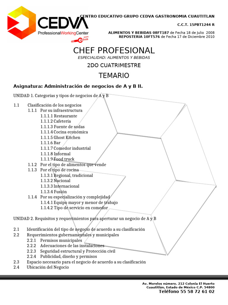Temario 2do GC | PDF | Américas | México