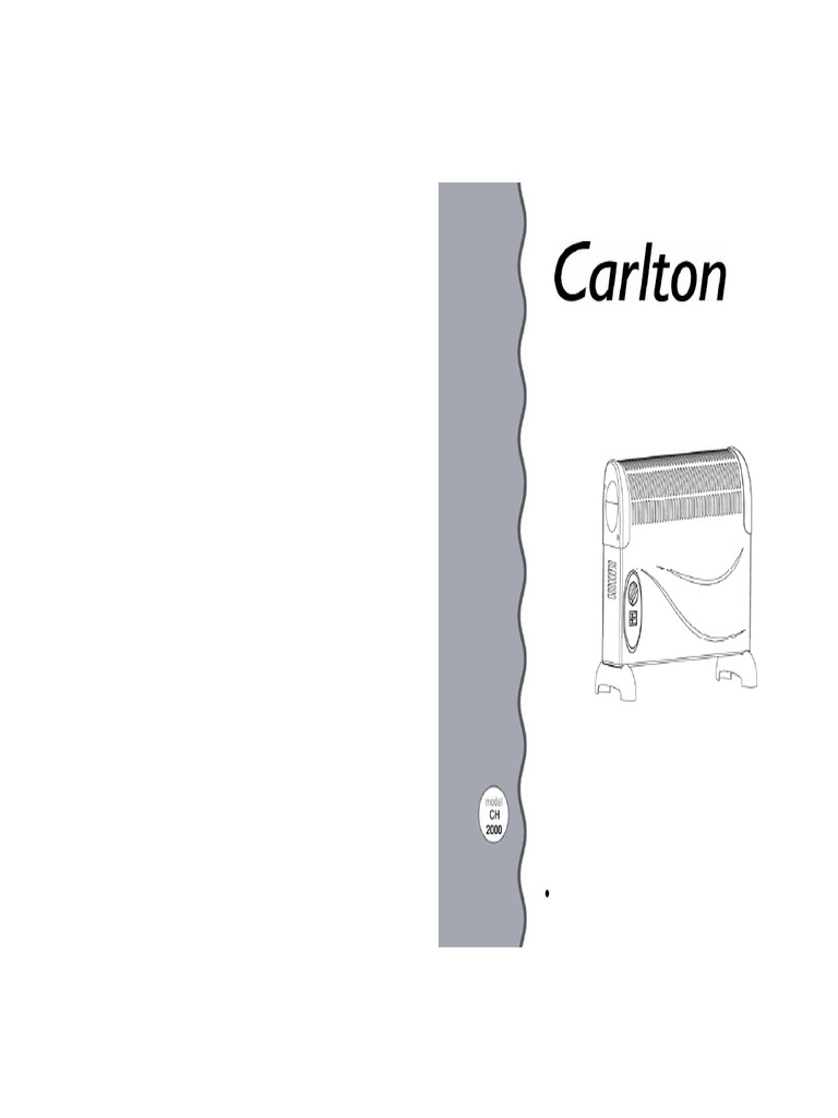 Convector Heater CH220 Manual | PDF | Electrical Connector | Ac Power ...