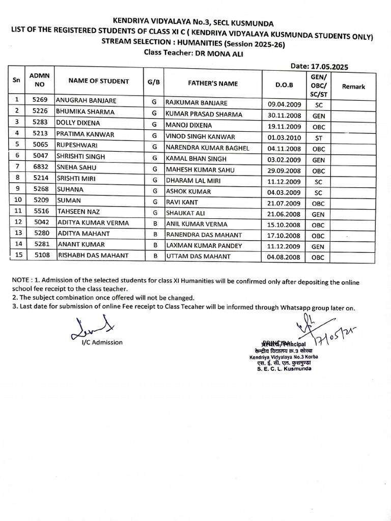 Humanities CLASS XI Regular Students | PDF