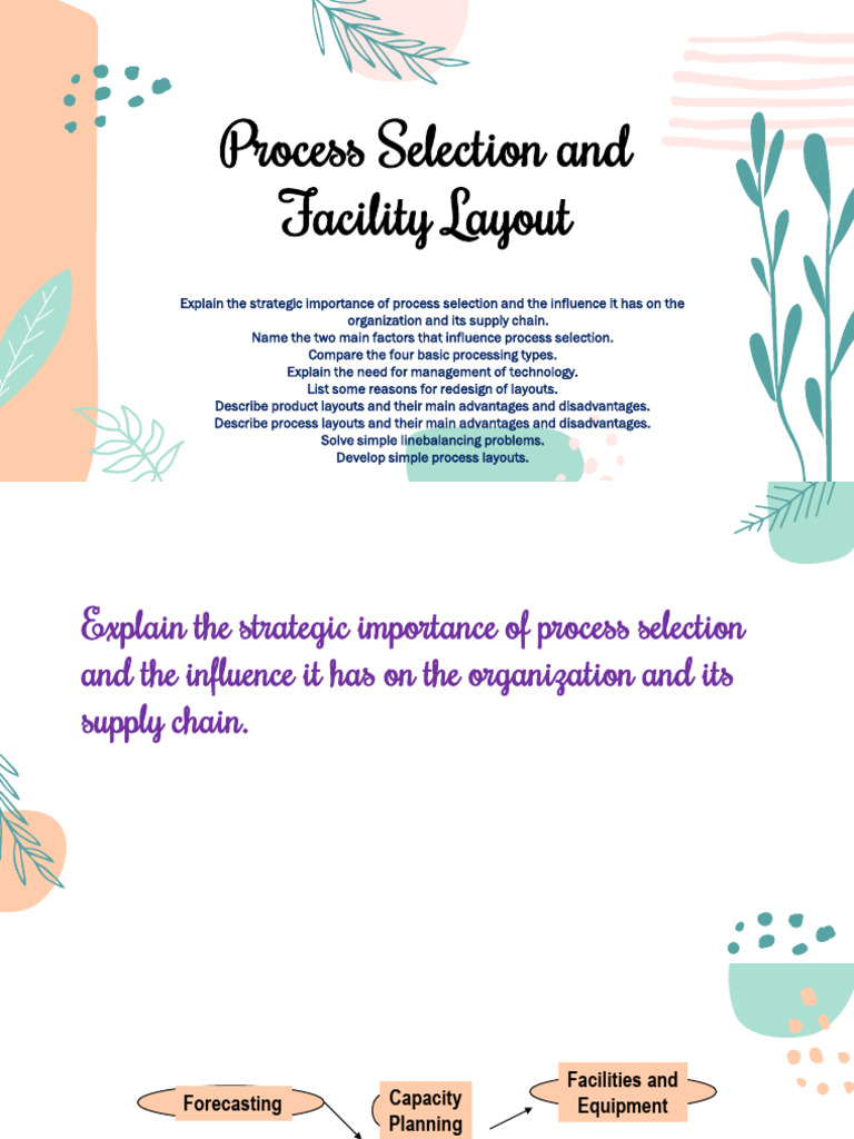 Process Selection and Facility Layout | PDF | Automation | Business ...
