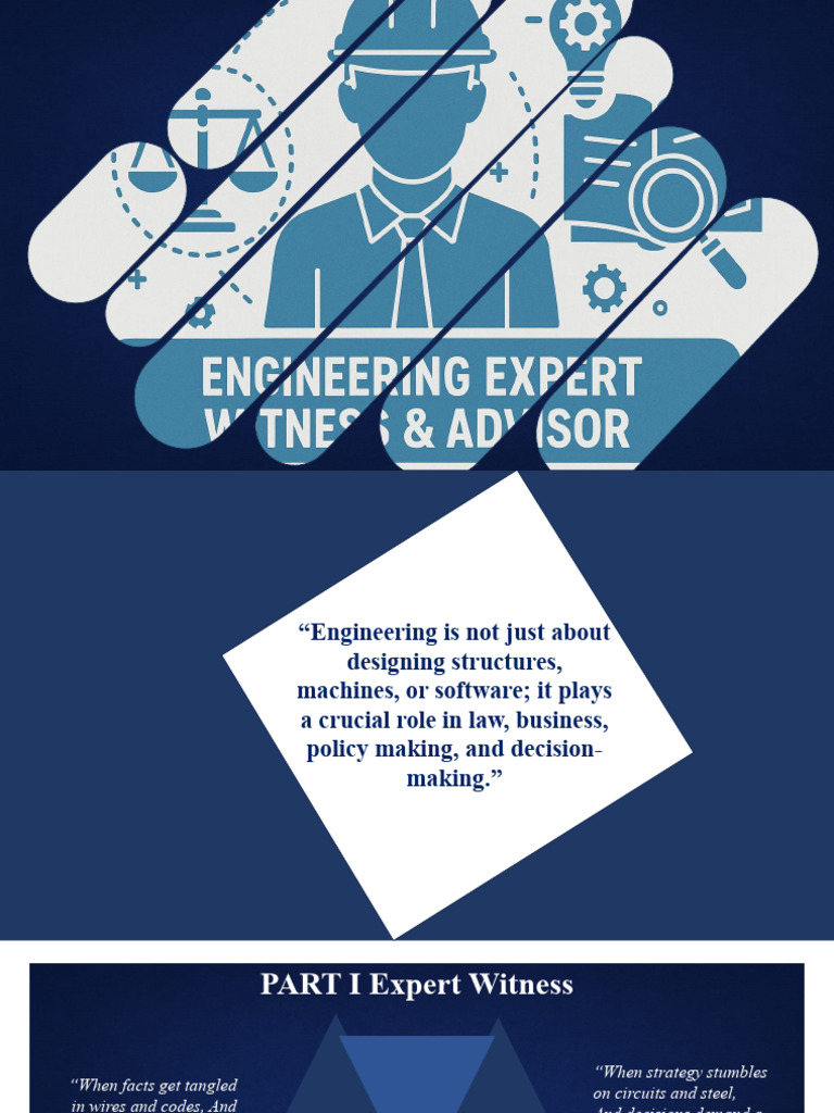 Engineers As Expert Witnesses and Advisors | PDF | Safety | Expert Witness