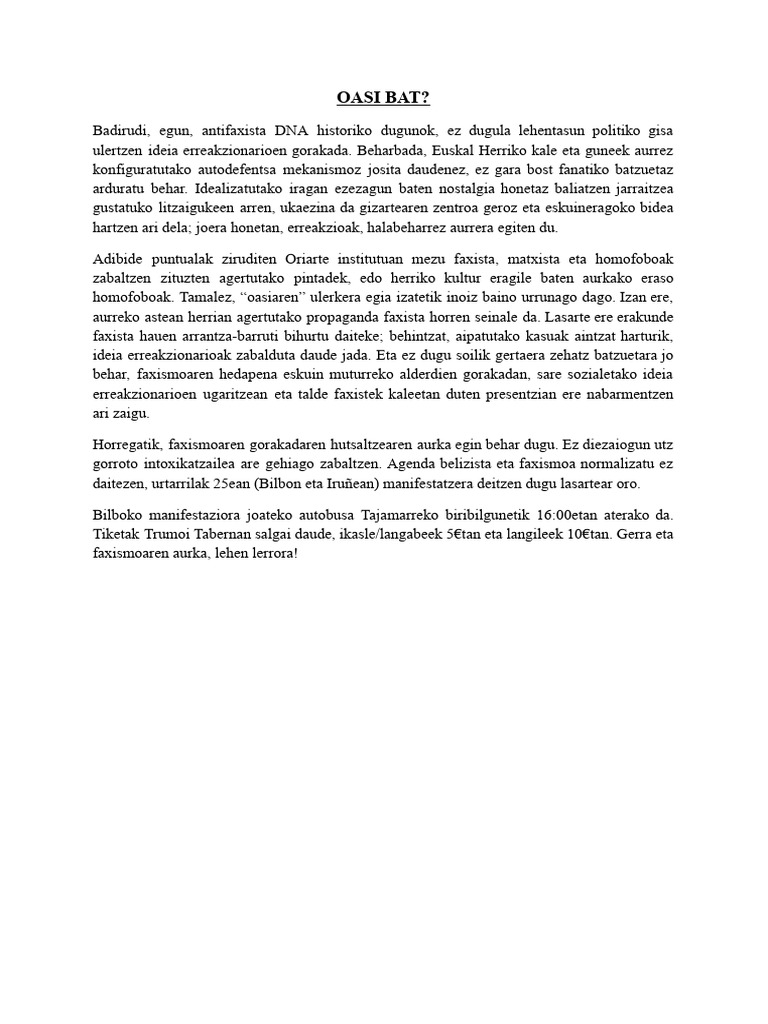 Oasi Bat | PDF