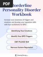 BPD Therapy Worksheets Tables | PDF | Borderline Personality Disorder ...