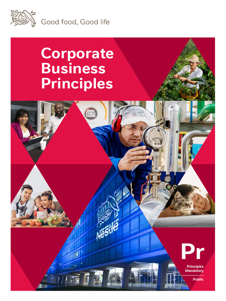 Nestle Corporate Business Principles | PDF | Audit | Sustainability