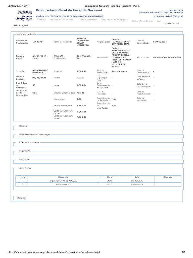 Procuradoria Geral Da Fazenda Nacional - PGFN | PDF