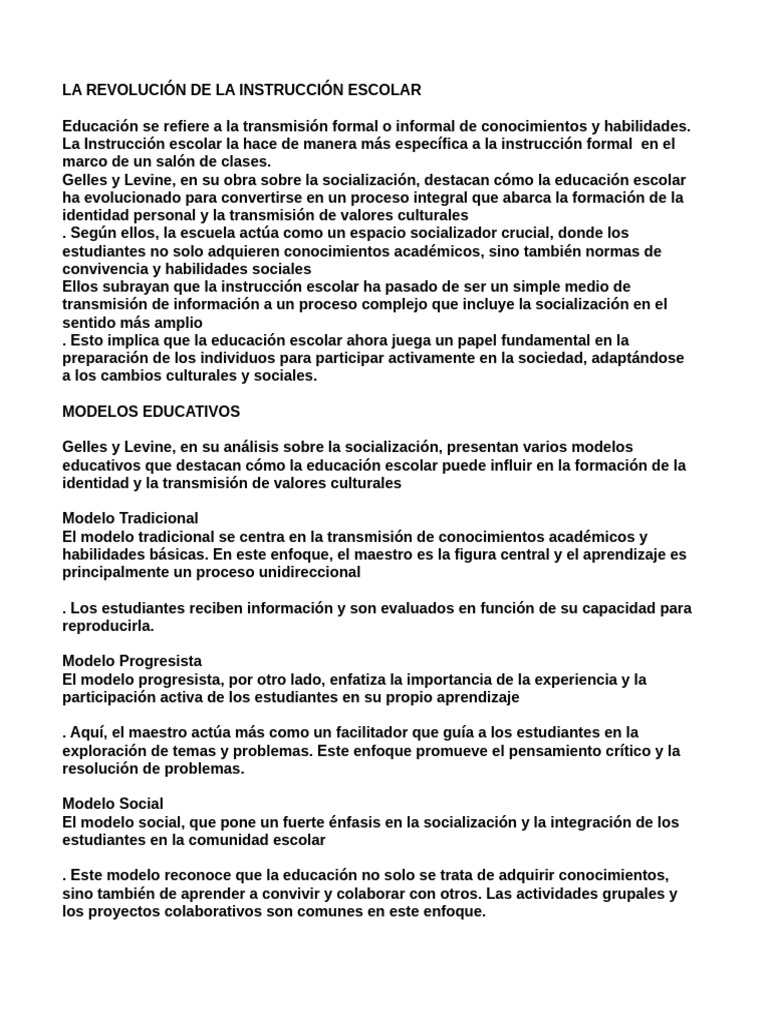 La+Revoluci%c3%93n+de+La+Instrucci%c3%93n+Escvolar | PDF ...