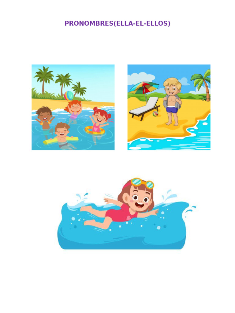 Pronombres El Ella Ellos | PDF