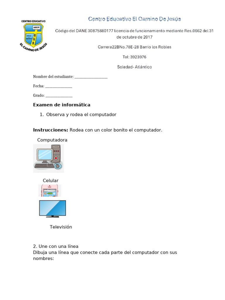 Examen de Informatica | PDF