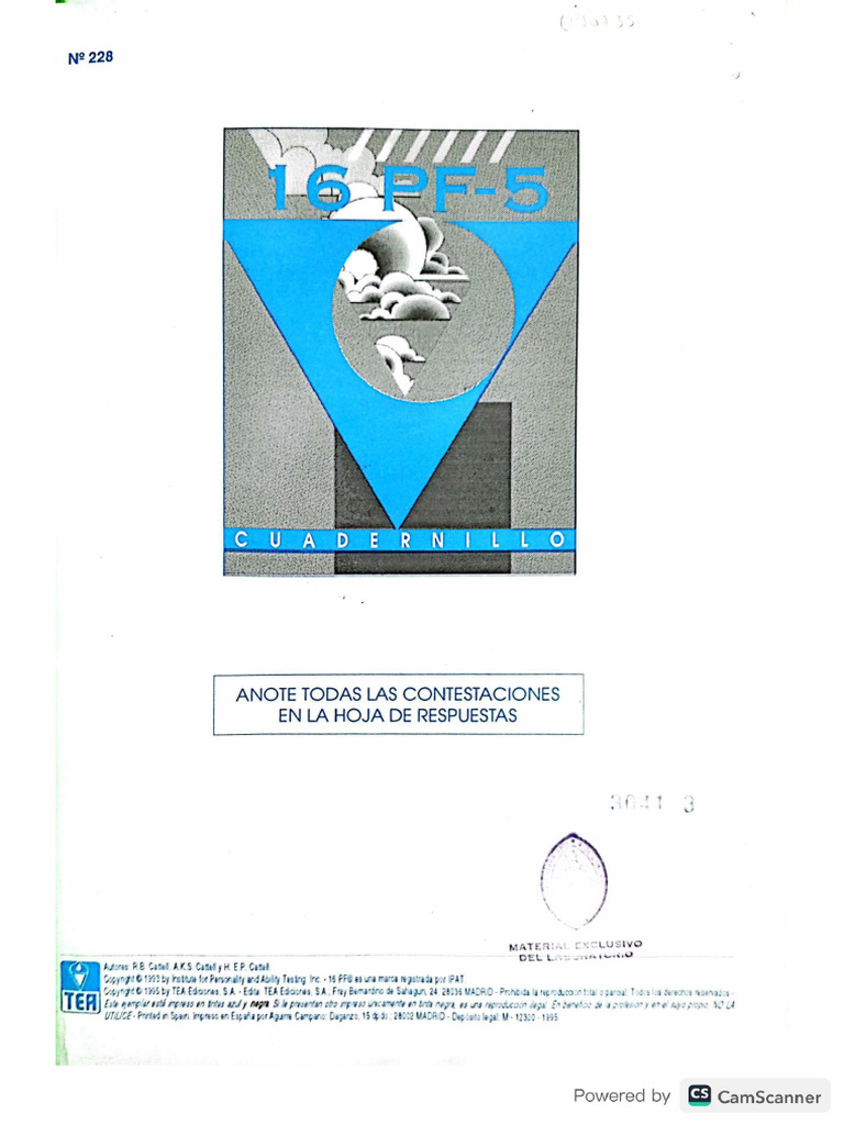 Ítems 16-pf | PDF