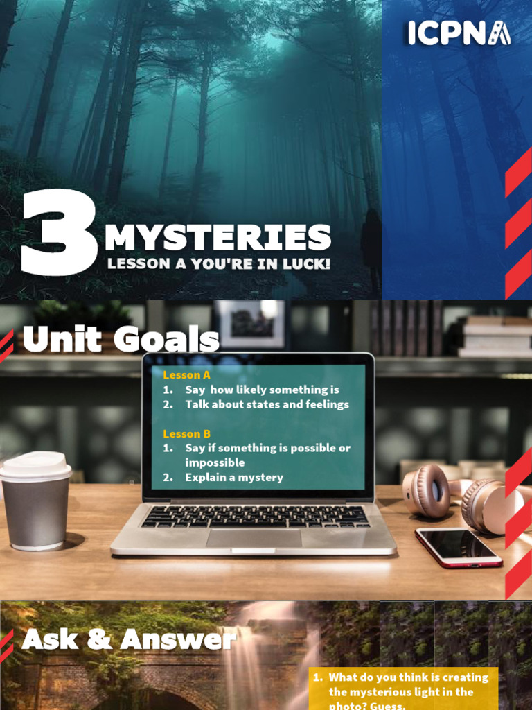 B09 - Unit 03 Mysteries - Lesson A - For Students | PDF | Luck