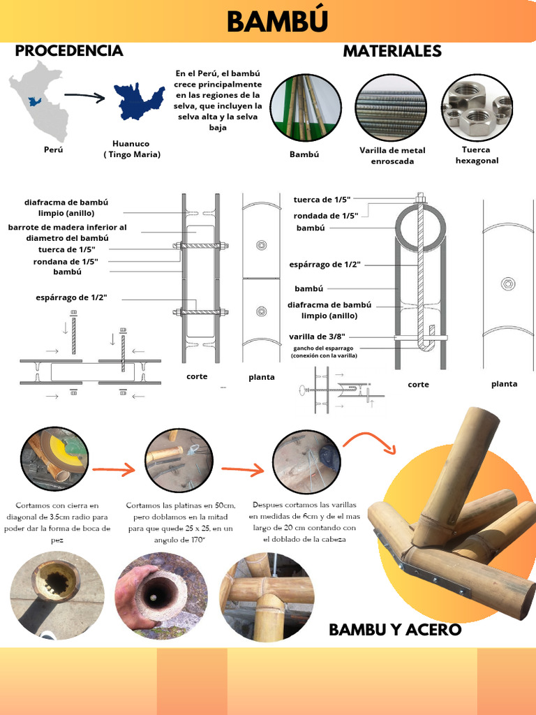 Construcción de Diafragma de Bambú | PDF