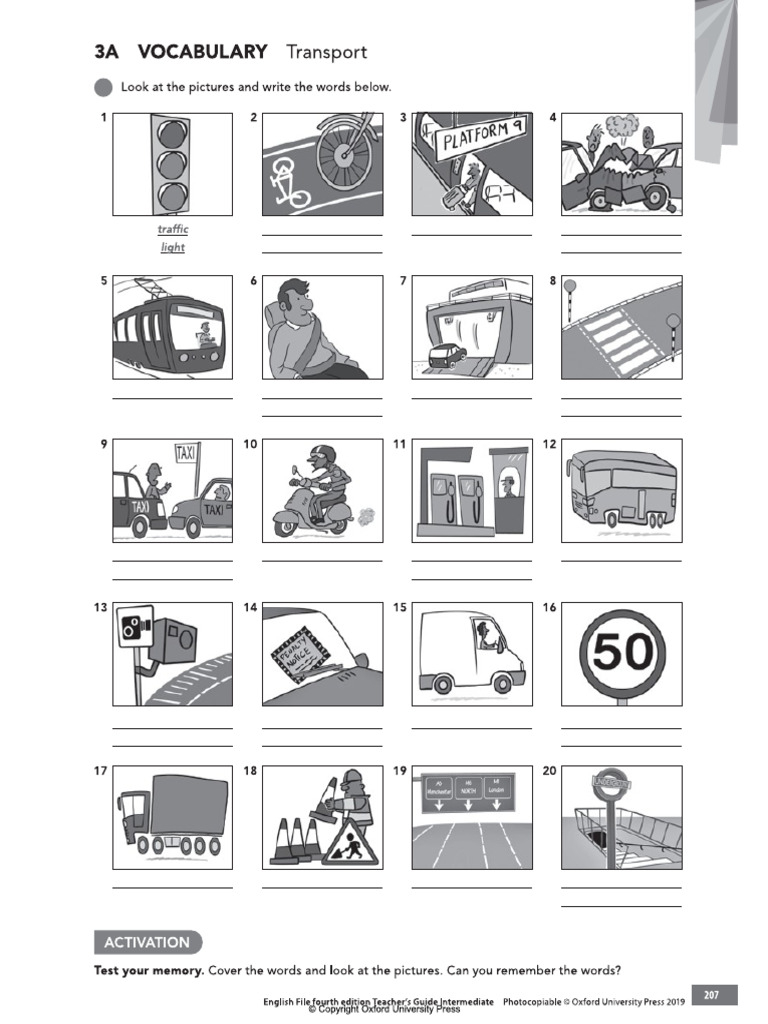 English File Intermediate Unit 3a- 3b Vocabulary | PDF