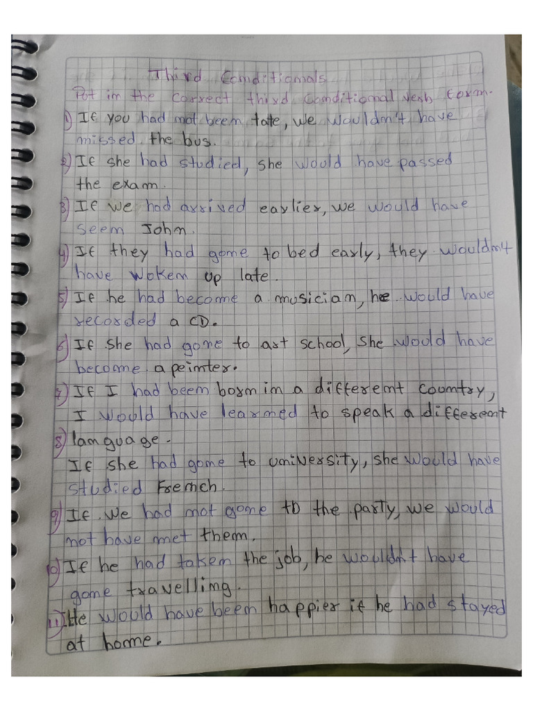 Verb Conditionals | PDF