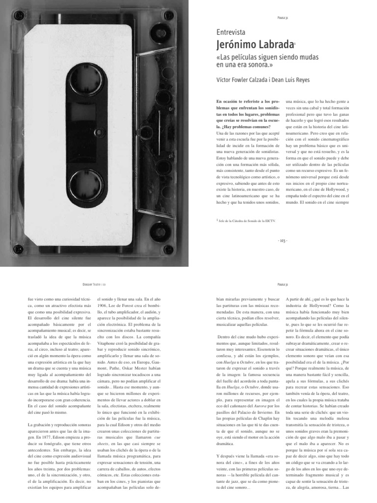 Entrevista Jeronimo Labrada. Víctor Fowler Calzada I Dean Luís Reyes ...