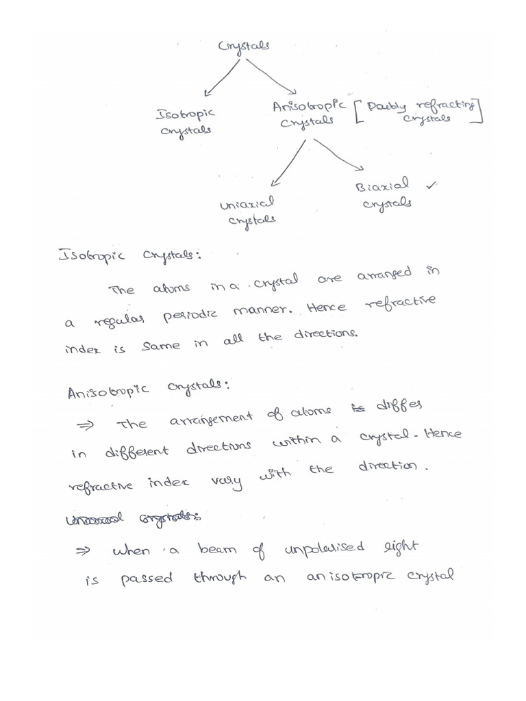 02 U3 Pol Double Refracting Crystals | PDF