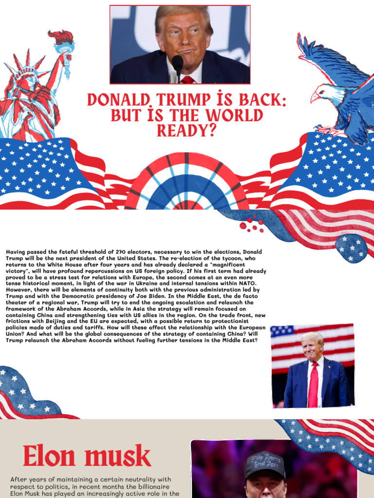 The United States of America Introduction Presentation in Blue and Red ...