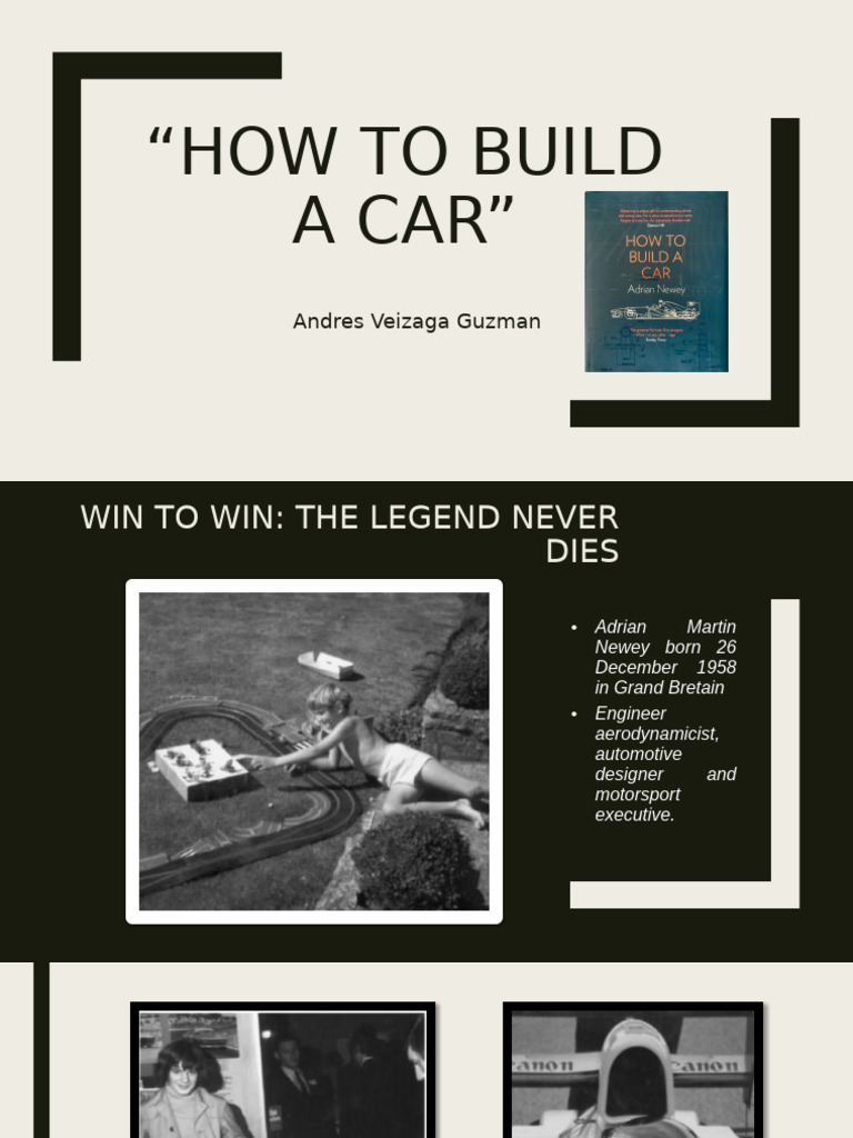 Adrian Newey: How to Build a Car | PDF
