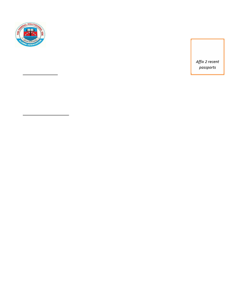 Candidate Expression of Interest Form | PDF