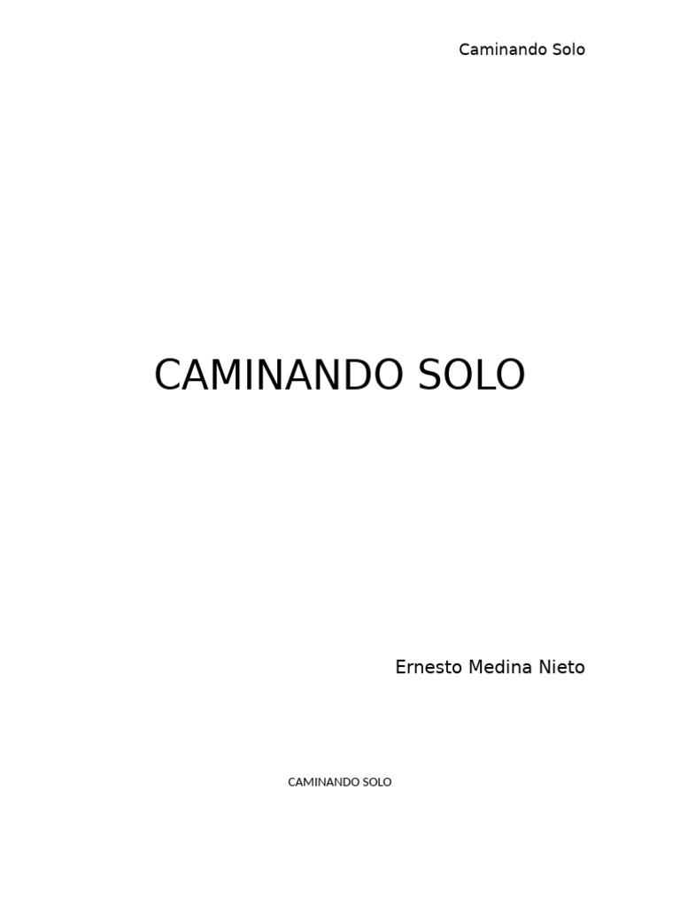 Caminando Sol1 | PDF