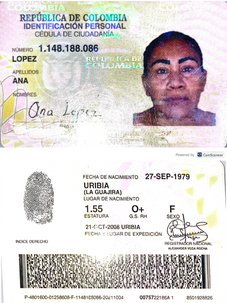 Cedula Ana | PDF