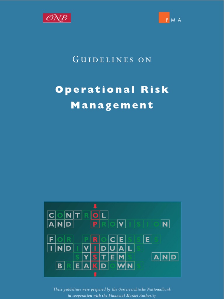 Guidelines On Operational Risk Management.. | PDF | Operational Risk ...
