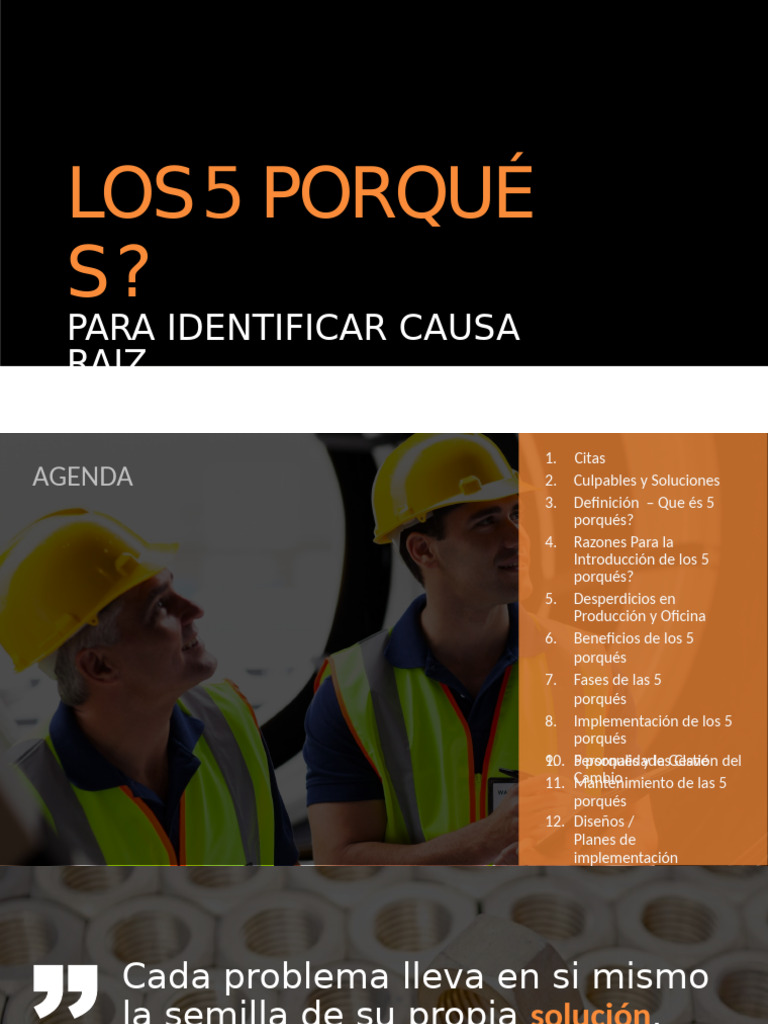 5 Porqués: Identificación de Causas Raíz | PDF