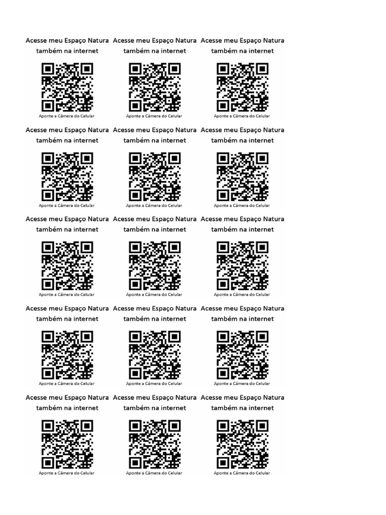 Espaço Natura QR Code | PDF
