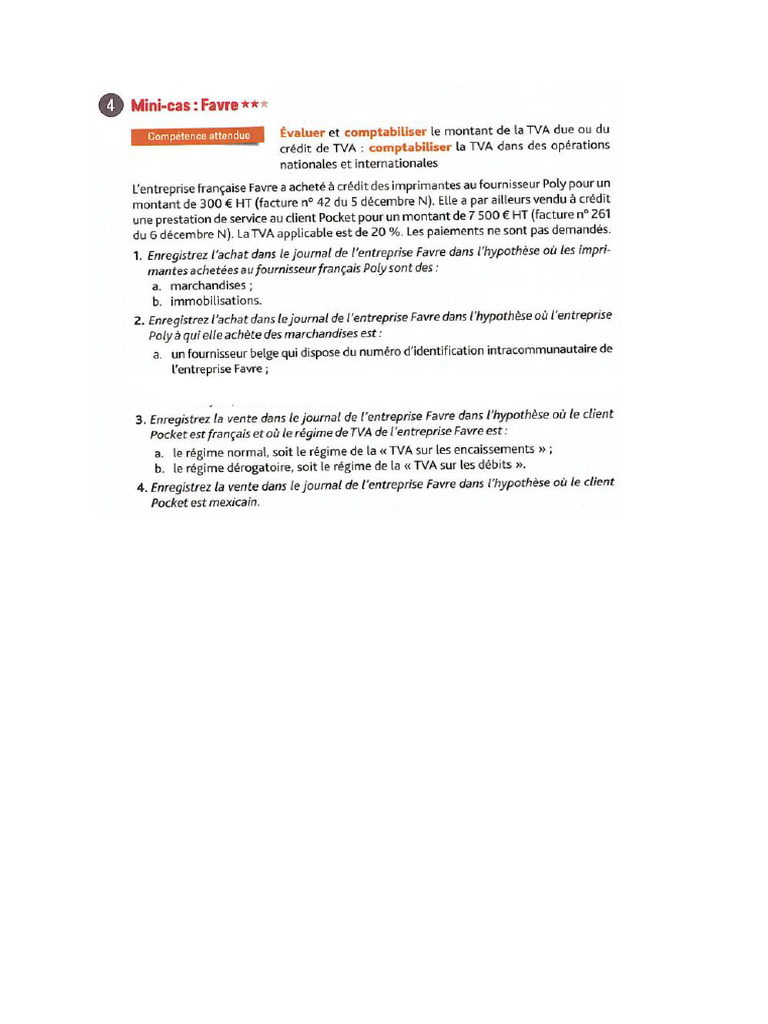 Exercice Compta | PDF