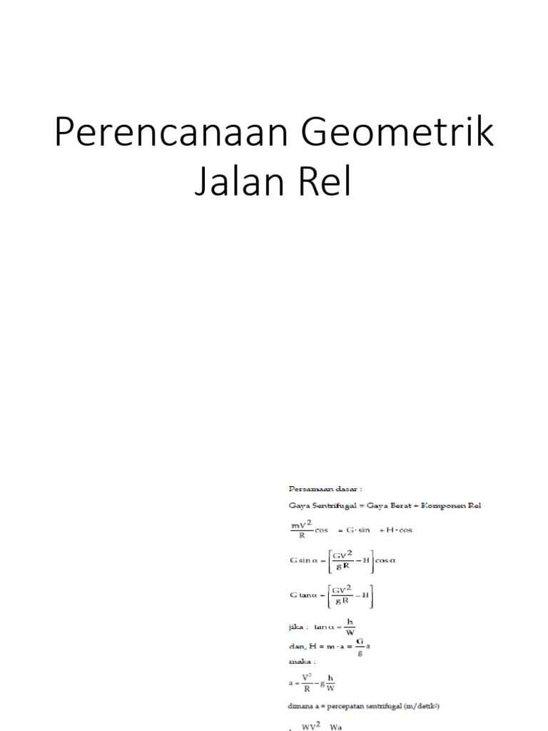 Contoh Gambar Peninggian Rel Jalan | PDF