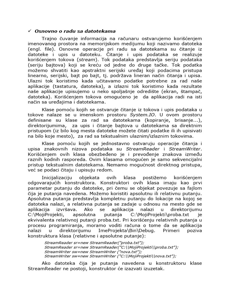 Obrada Teksta 03 | PDF