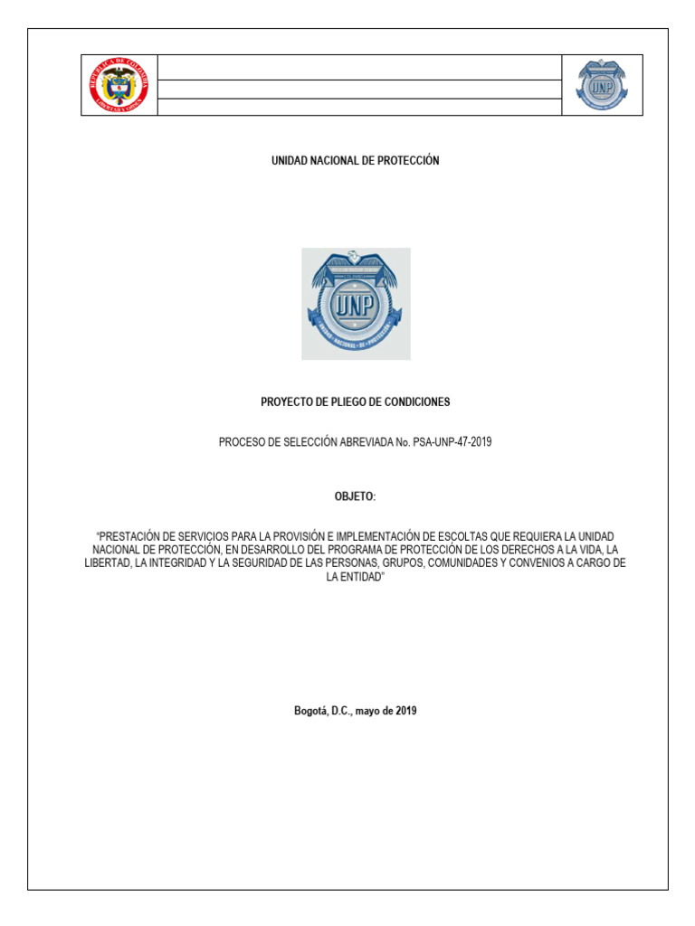 Proyecto de Pliego de Condiciones | PDF | Presupuesto | Consorcio