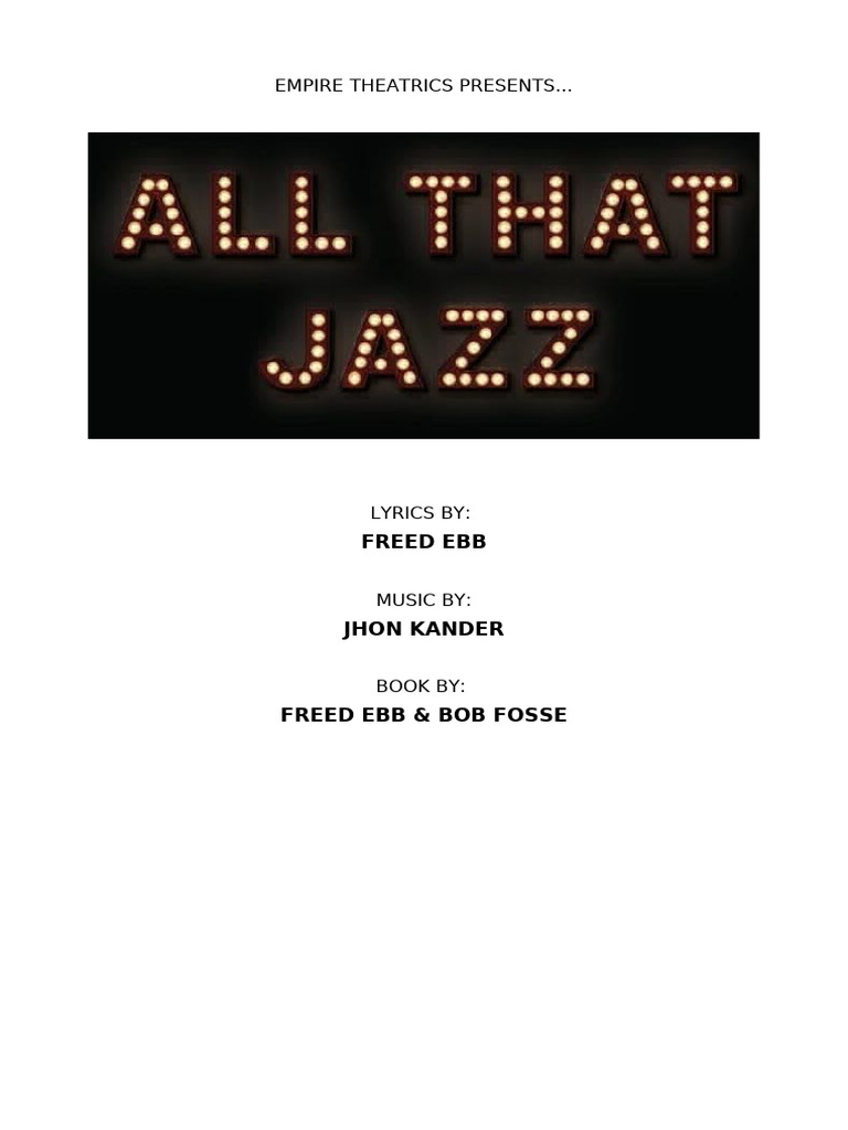 Razzle Dazzle El Musical | PDF