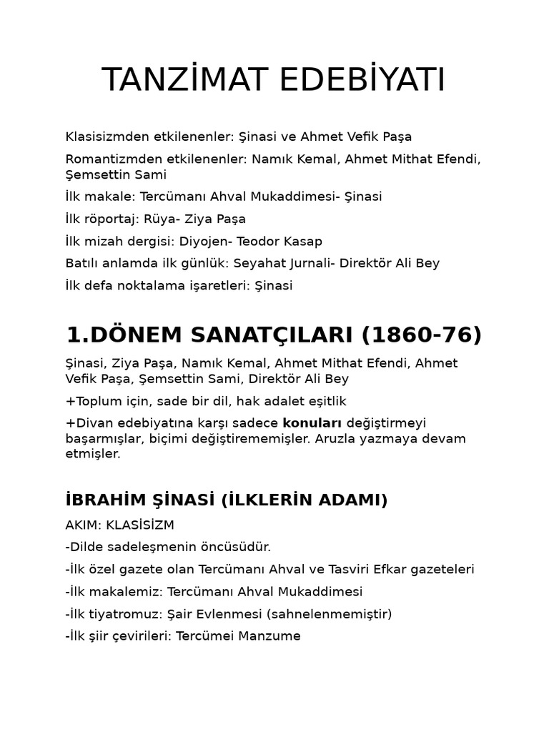 TANZİMAT | PDF