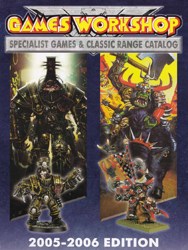2005 - Games Workshop Specialist Games & Classic Range Catalog 2005 ...