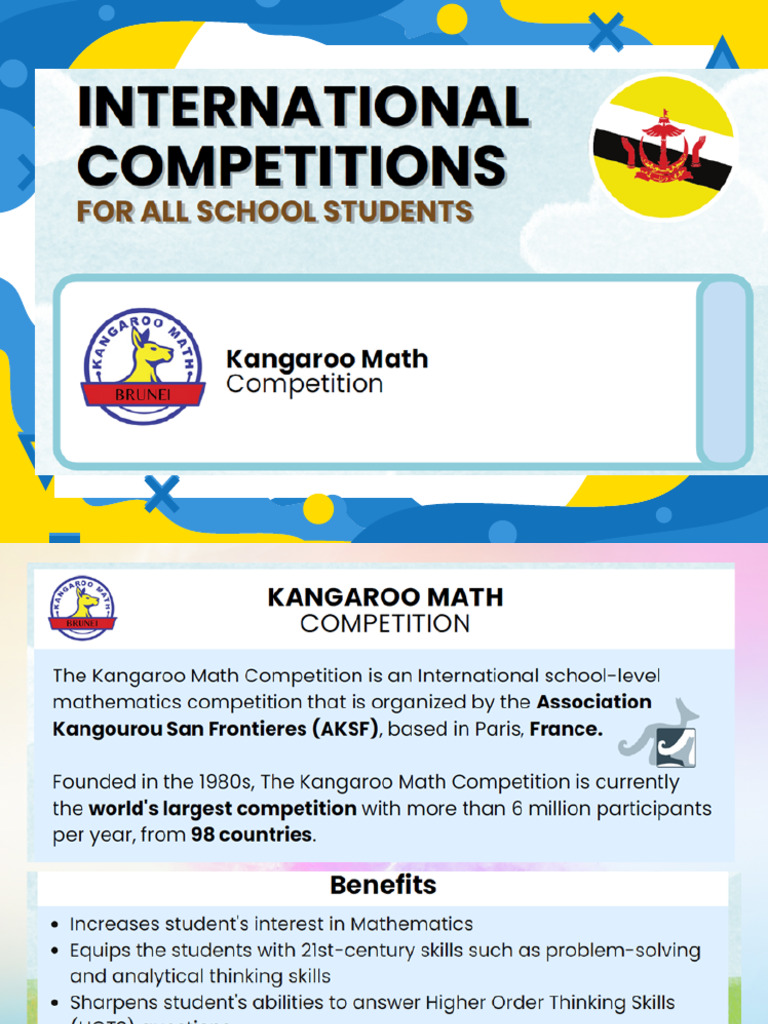 Kangaroo Math Competition 2025 (Update) | PDF