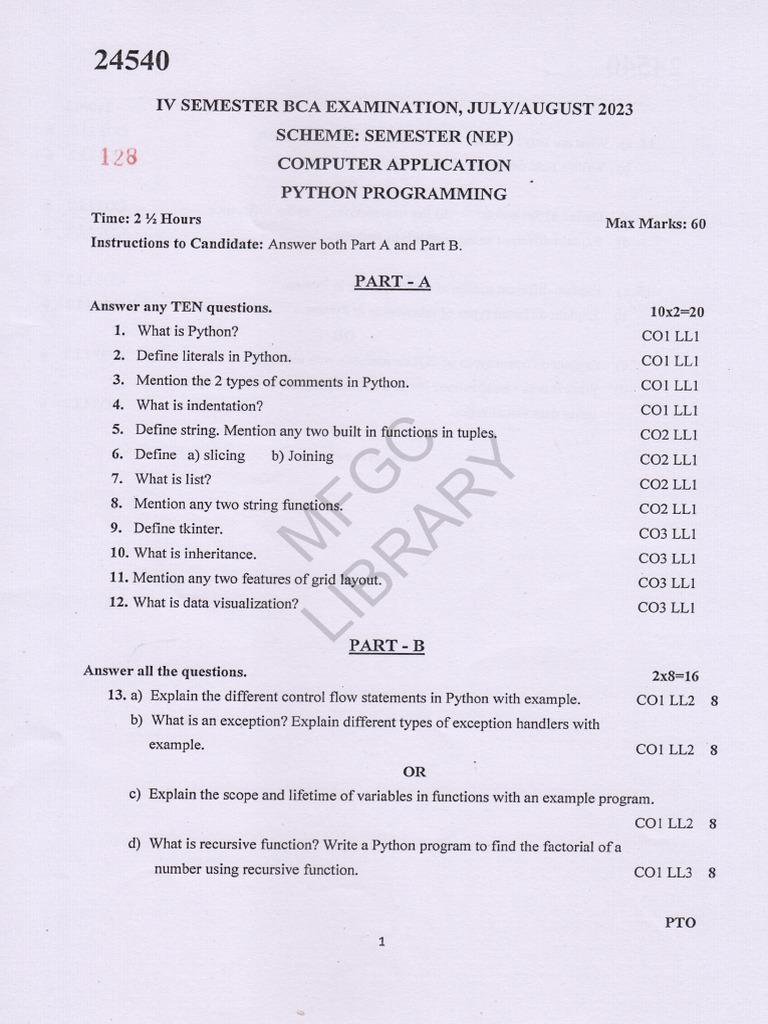 Python Programming | PDF